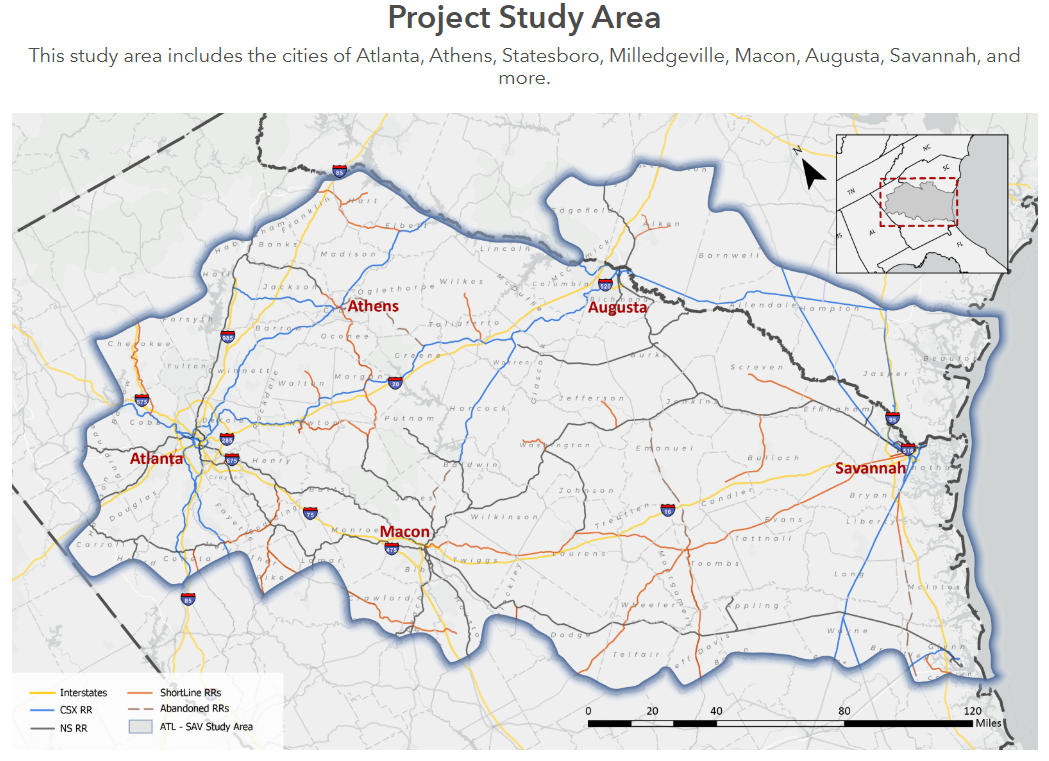 애틀랜타–사바나 간 여객철도 추진…GDOT, 주민 의견 수렴 - 서배너 코리안 타임즈 Savannah Korean Times
